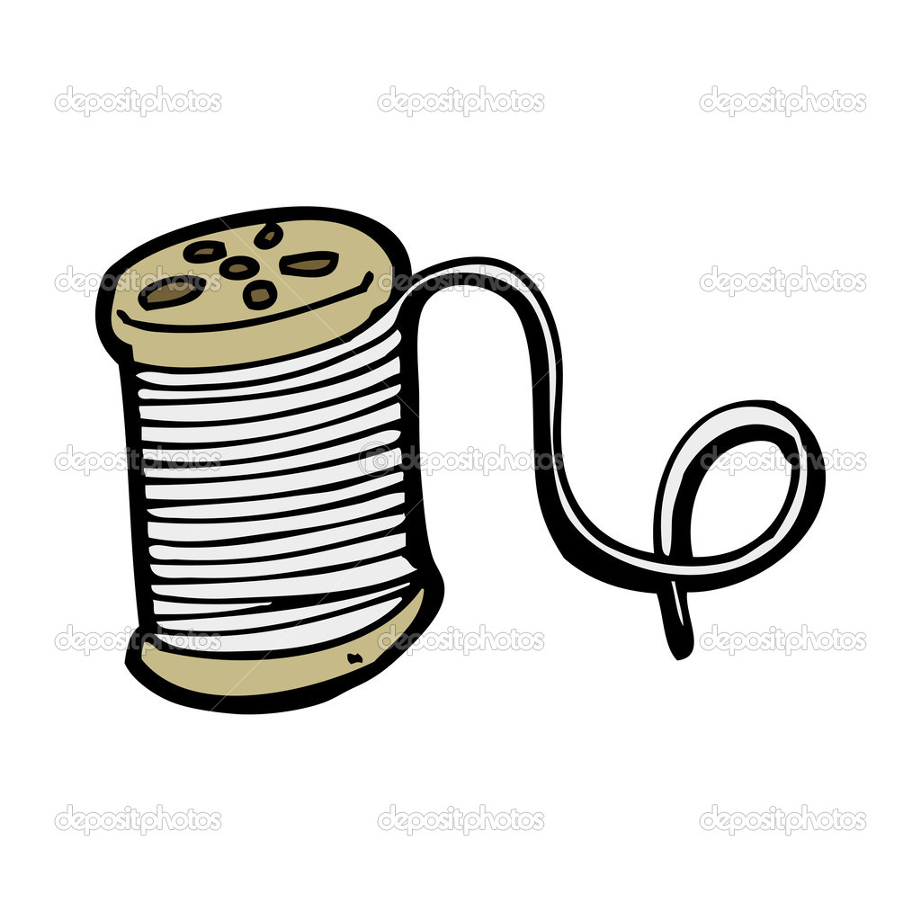 Image vectorielle Bobine de bande dessinée de fil par ©lineartestpilot ...