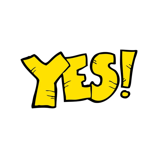 Cartoon yes symbol Stock Vector by ©lineartestpilot 49569623