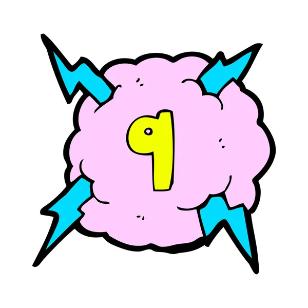 Cartoon storm cloud Stock Vector Image by ©lineartestpilot #13572186