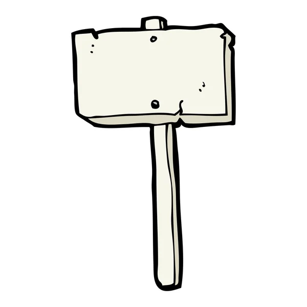 Blank sign post — Stock Vector © lineartestpilot #20342715