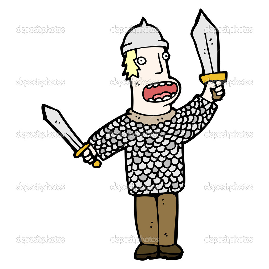 Cartoon medieval soldier Stock Vector by ©lineartestpilot 13570339