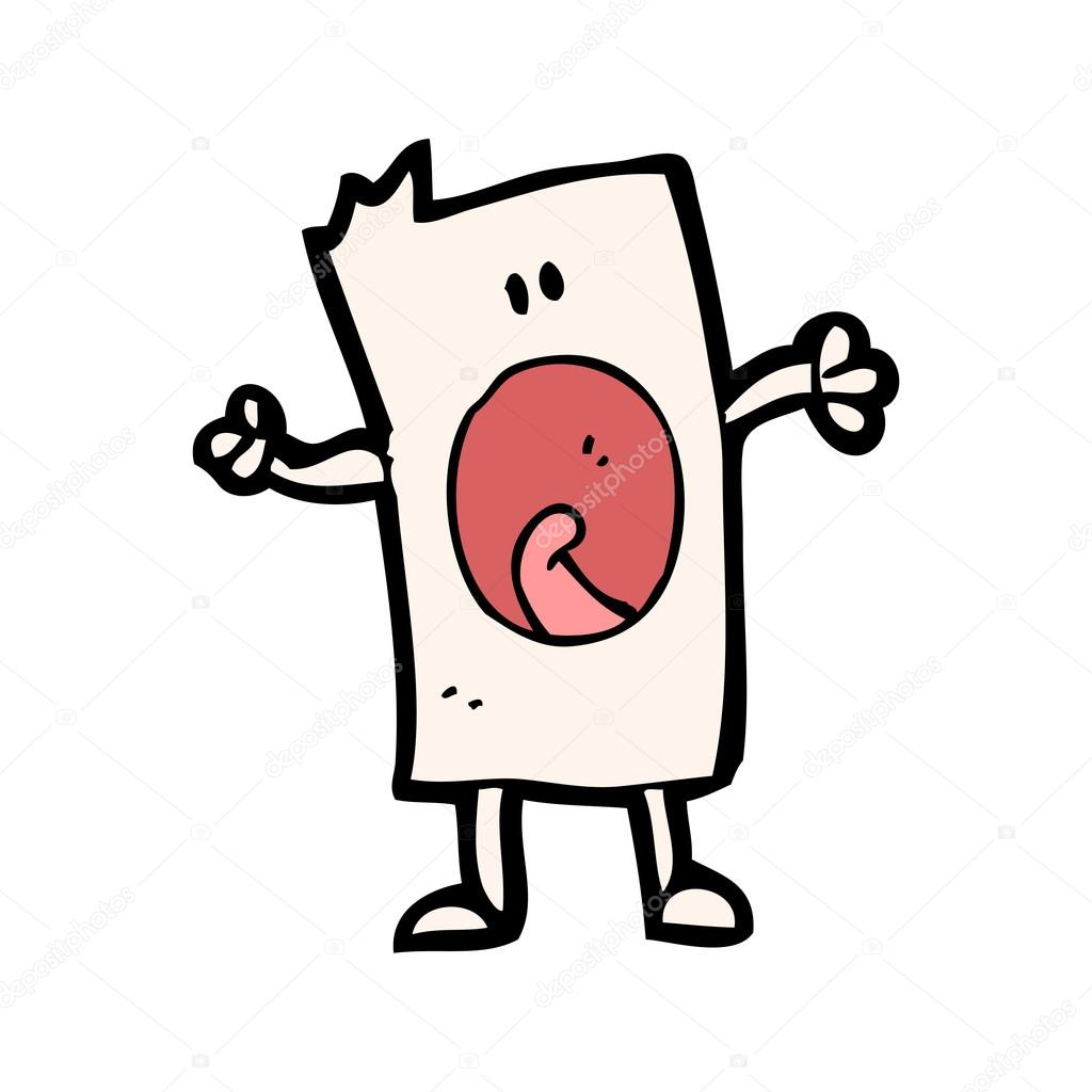 Singing square person cartoon Stock Vector Image by ©lineartestpilot ...