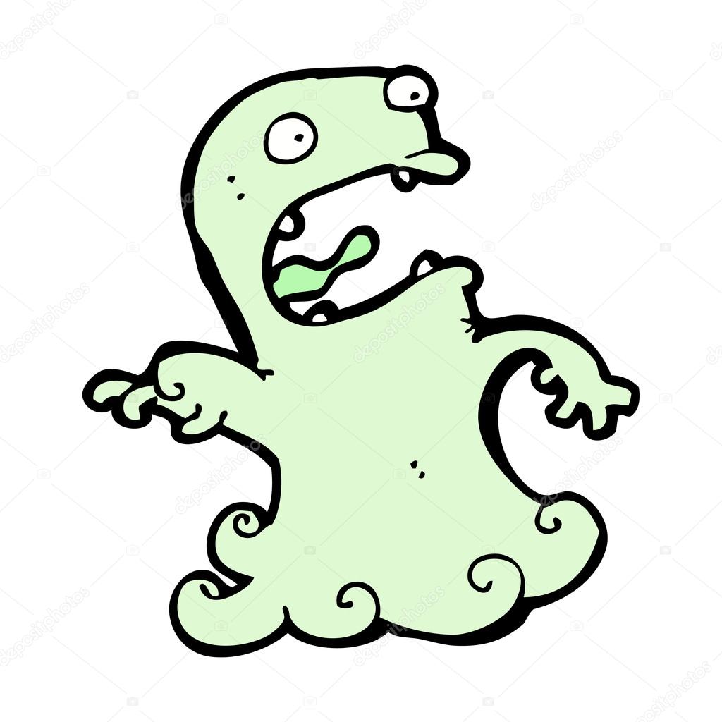 Green Ghost Stock Vector Image by ©lineartestpilot #13571481
