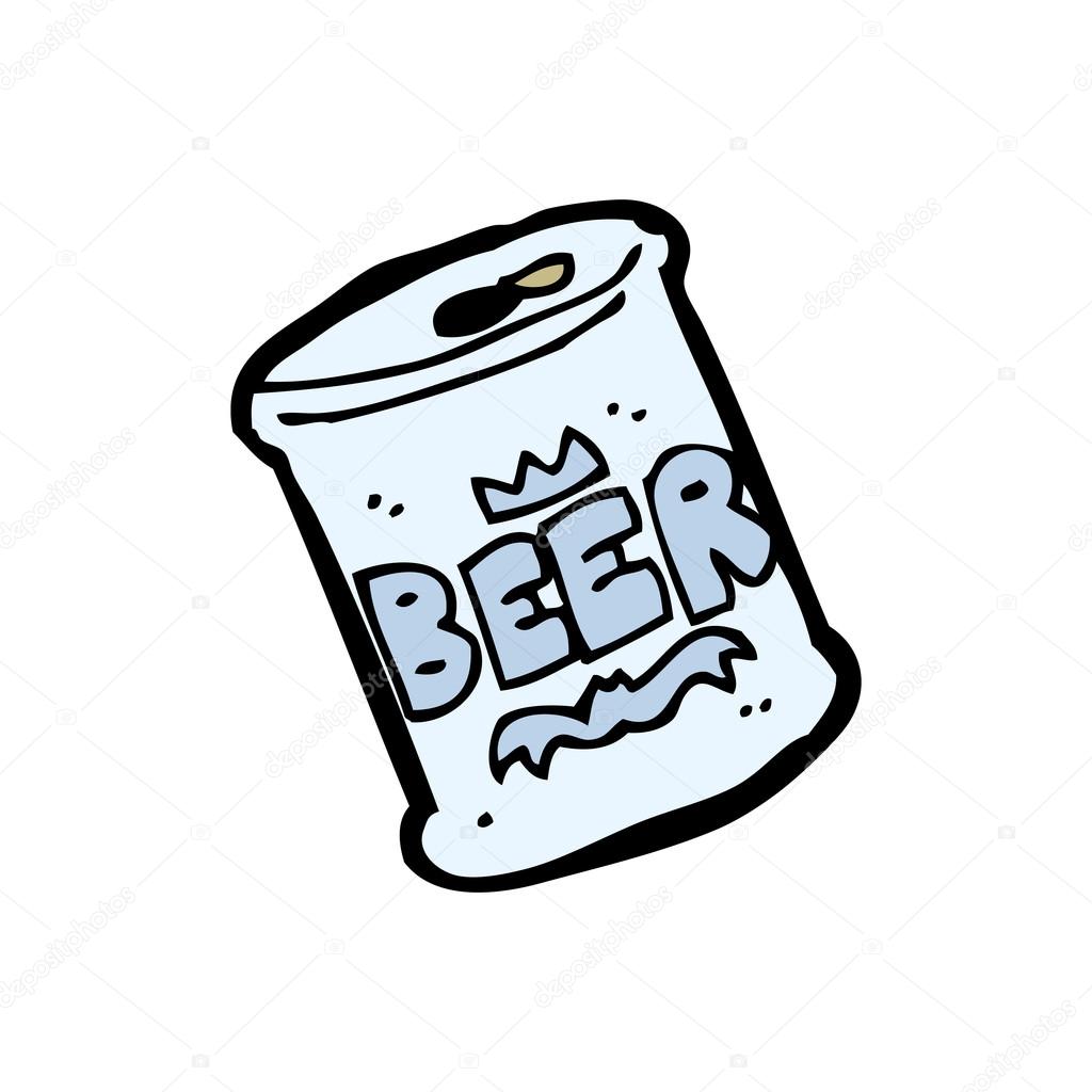 Cartoon-Bierdose Stock-Vektorbild von ©lineartestpilot 13571895