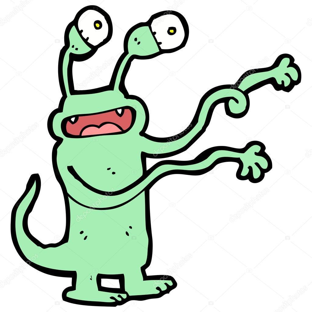 Dessin animé alien Vecteur par ©lineartestpilot 13572095