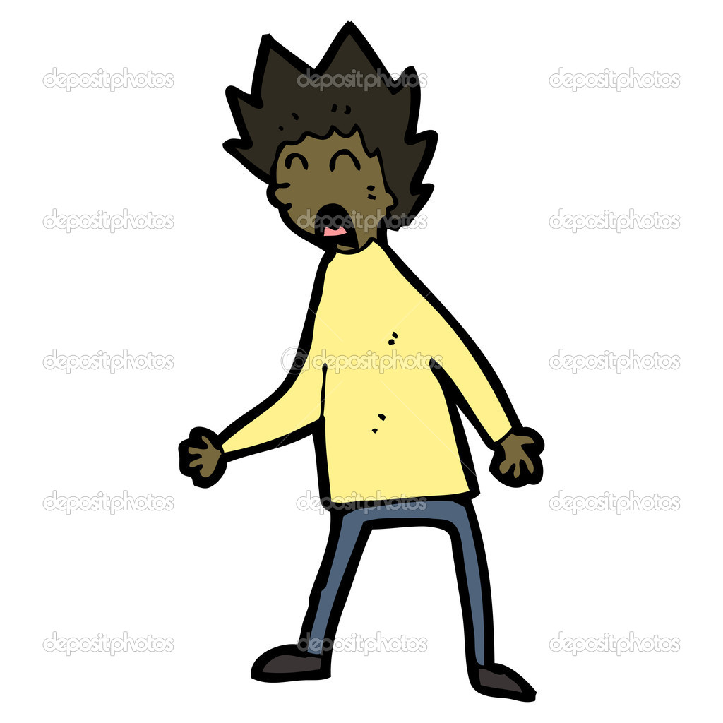 Shouting boy cartoon Stock Vector by ©lineartestpilot 13572284