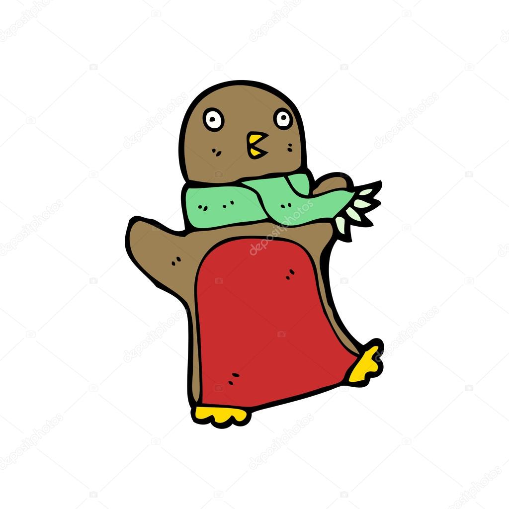 Robin cartoon Stock Vector Image by ©lineartestpilot #13572320