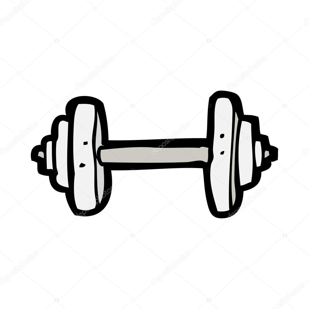 Cartoon dumbbell — Stock Vector © lineartestpilot #13572851 Cartoon dumbbell — Stock Vector © lineartestpilot #13572851
