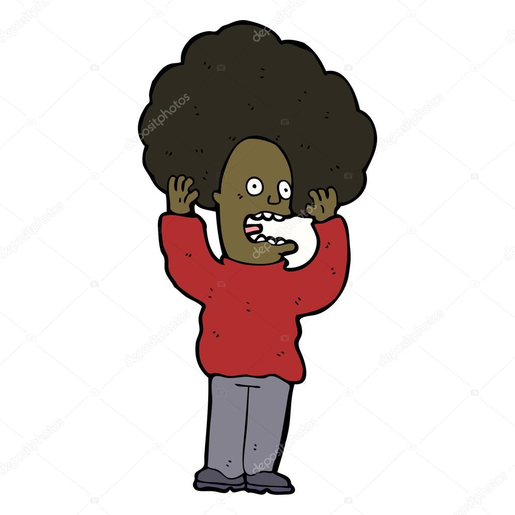 Frightened man cartoon Stock Vector Image by ©lineartestpilot #13573200