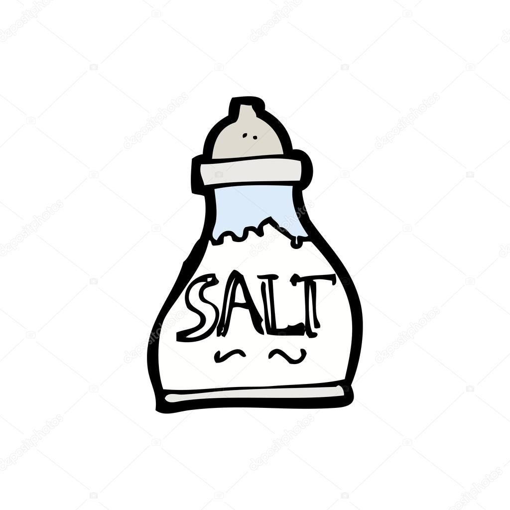 Cartoon salt pot | Salt pot cartoon — Stock Vector © lineartestpilot ...
