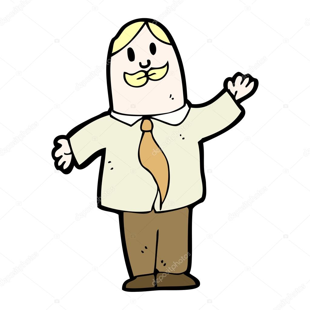 Sensible man cartoon Stock Illustration by ©lineartestpilot #13575237