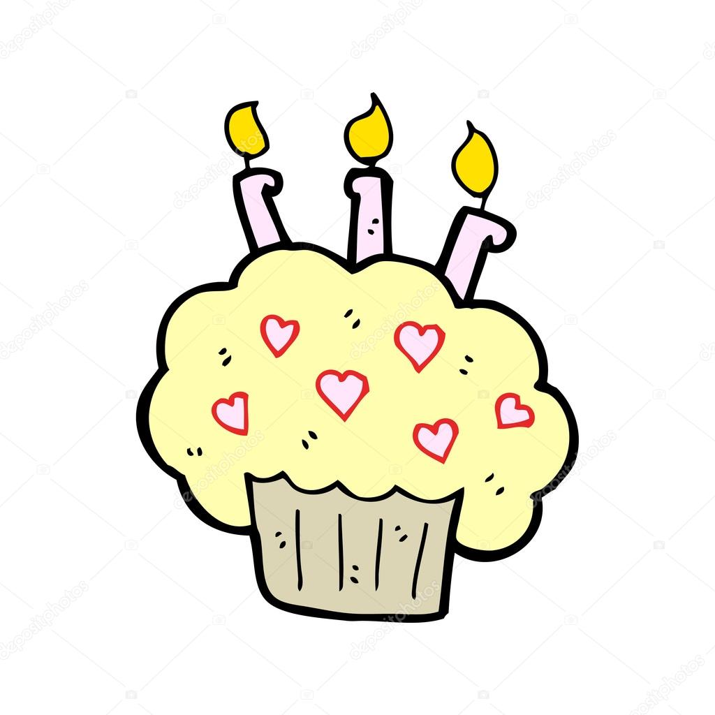 Cartoon cupcake Stock Vector Image by ©lineartestpilot #13575536