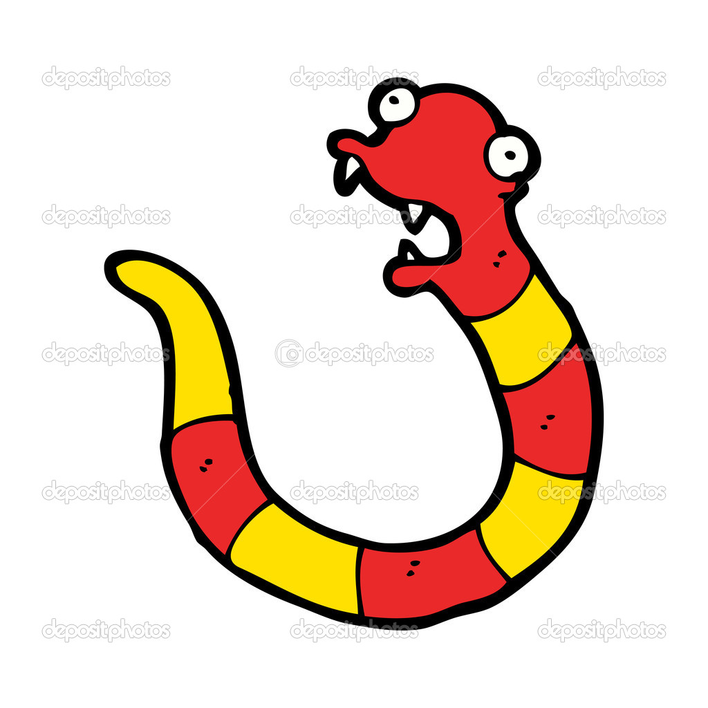 Cartoon poisonous snake Stock Vector Image by ©lineartestpilot #13575980