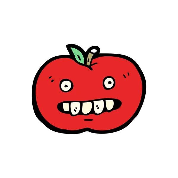 Bad apple cartoon — Stock Vector © lineartestpilot #13572721