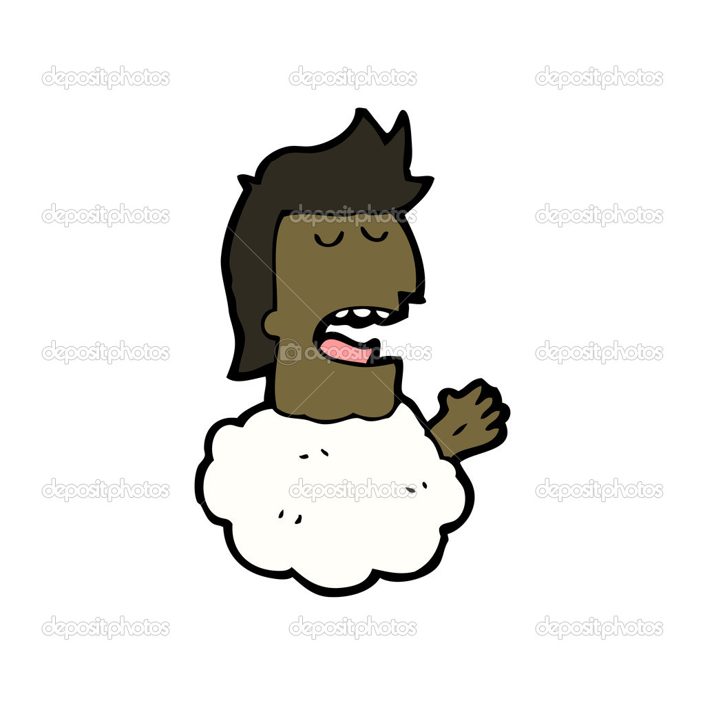 Floating head cartoon Stock Vector by ©lineartestpilot 14905039