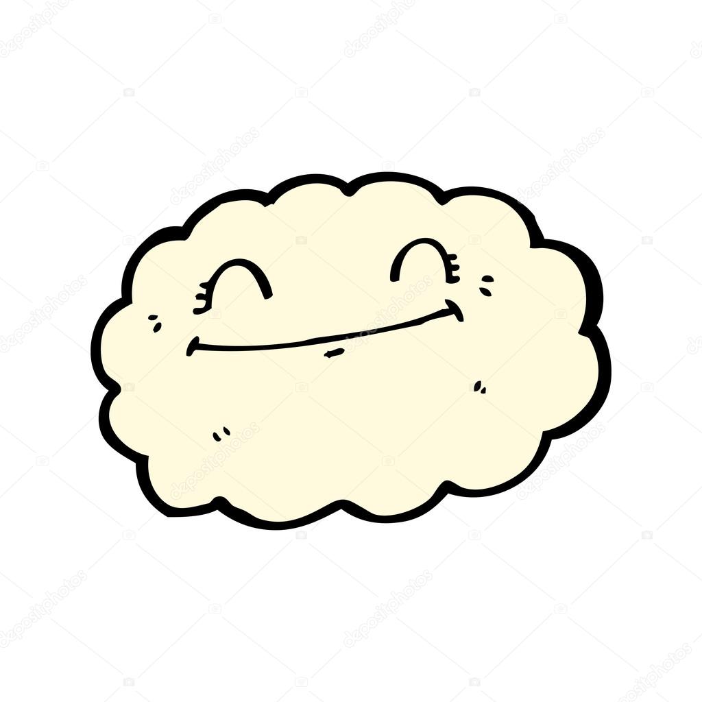 Happy cloud cartoon Stock Illustration by ©lineartestpilot #14905201
