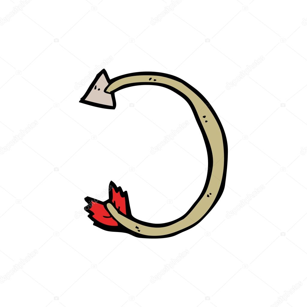 Flying arrow cartoon Stock Vector Image by ©lineartestpilot #14905339