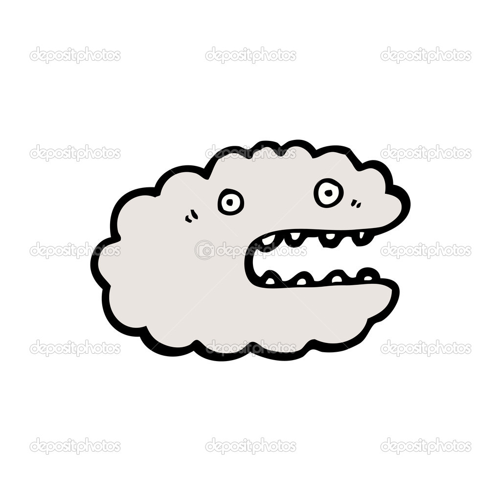 Scared cloud cartoon Stock Vector Image by ©lineartestpilot #14906141