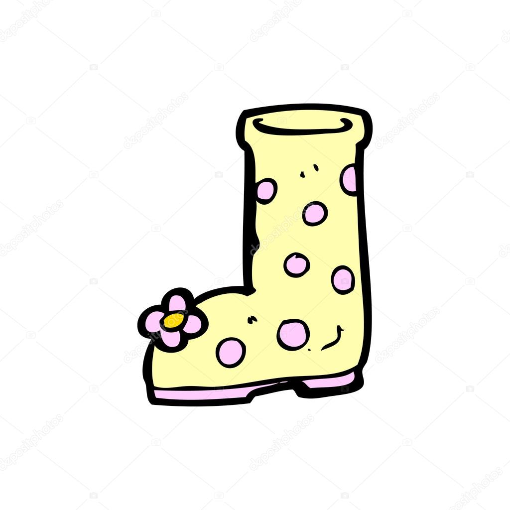 Cartoon wellington boot Stock Vector by ©lineartestpilot 14906267