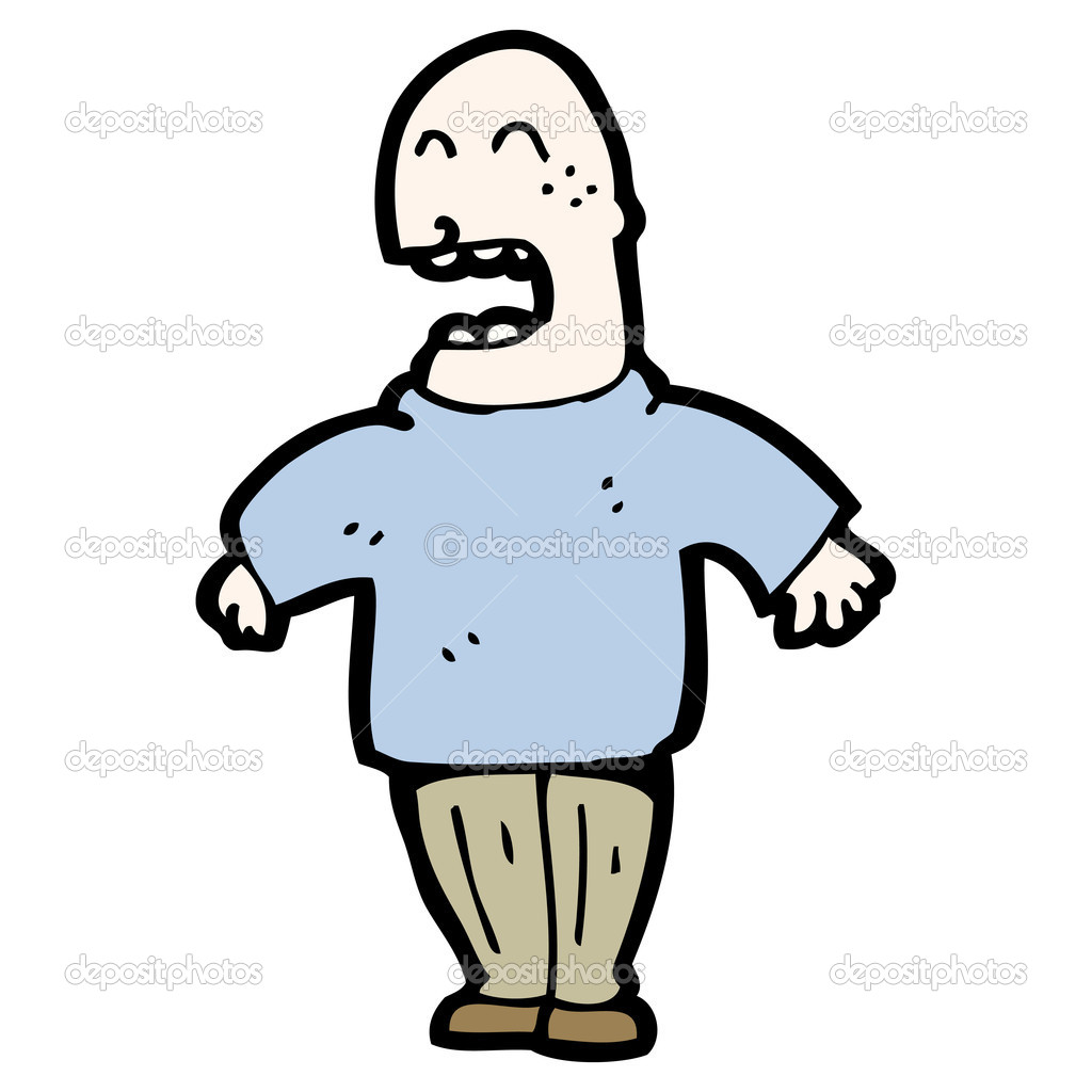 Loud man cartoon Stock Vector Image by ©lineartestpilot #14907259