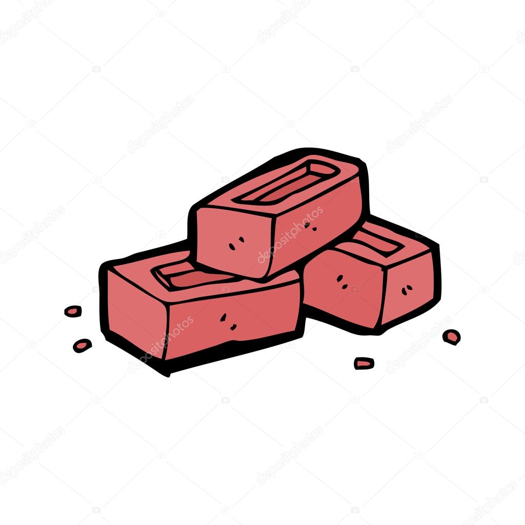 Cartoon bricks — Stock Vector © lineartestpilot #14907315