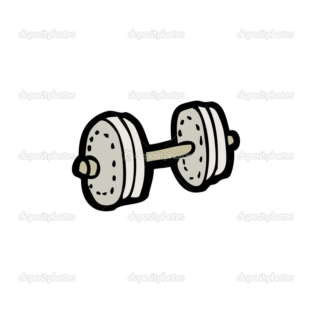Cartoon gym weight Stock Vector Image by ©lineartestpilot #14909019