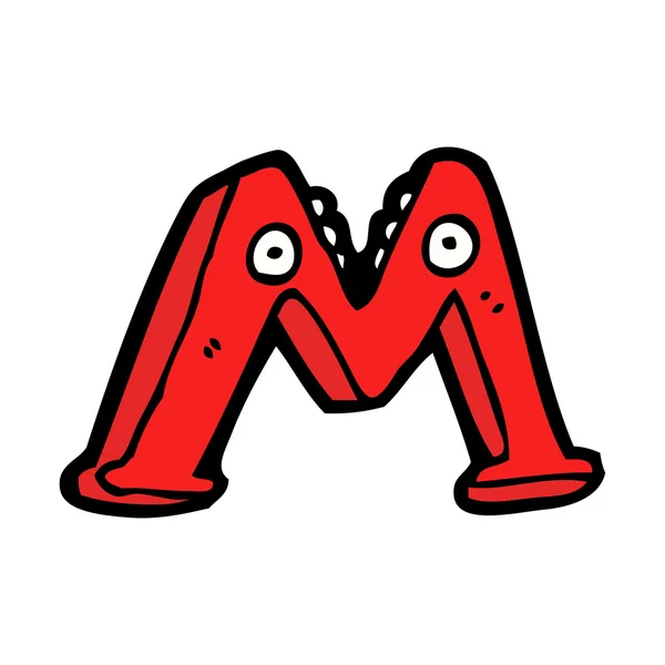 Cartoon letter m Stock Vector by ©lineartestpilot 14922677