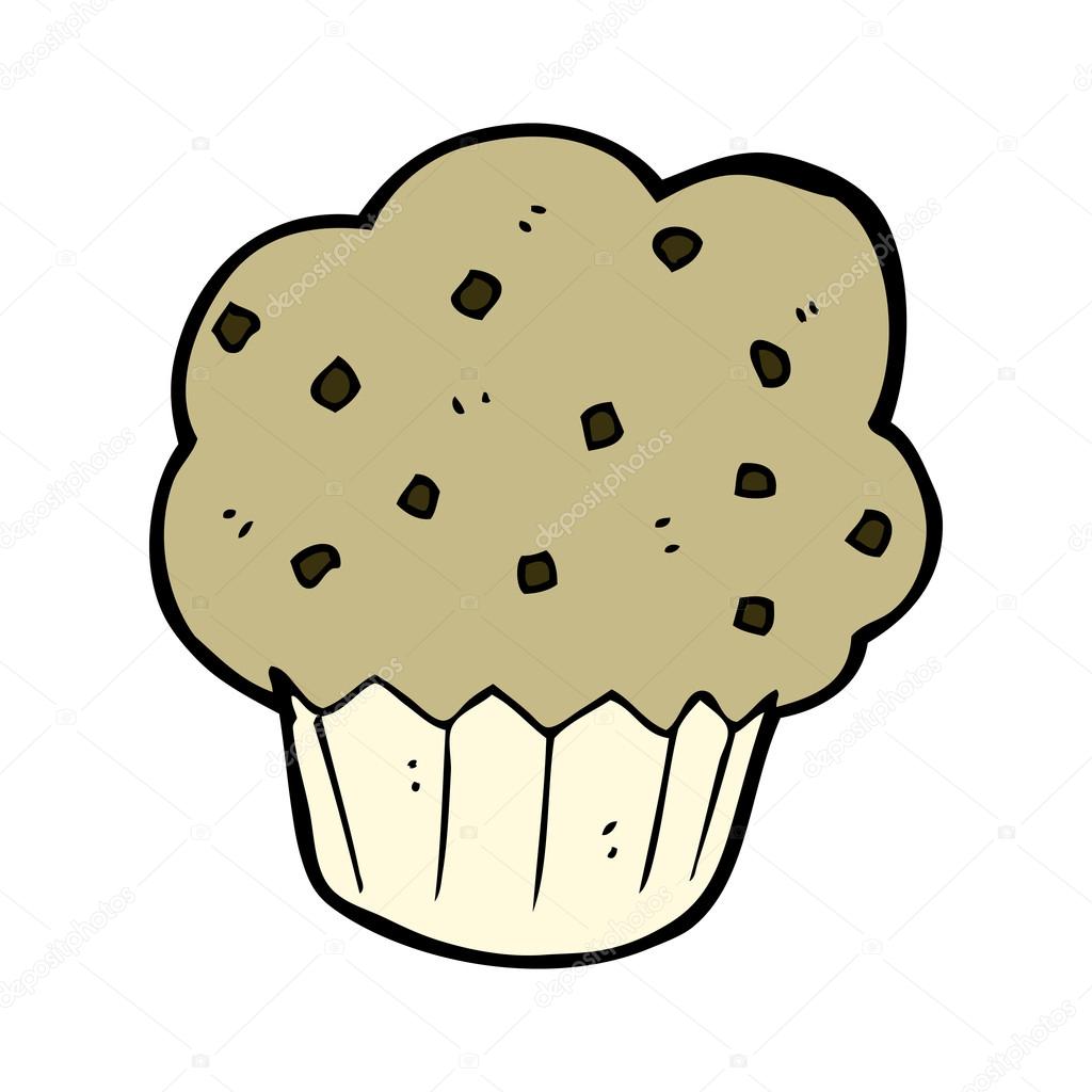 Pretty muffin cartoon Stock Vector Image by ©lineartestpilot #14911279