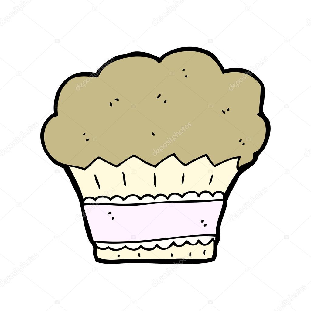 Pretty muffin cartoon Stock Vector Image by ©lineartestpilot #14911381