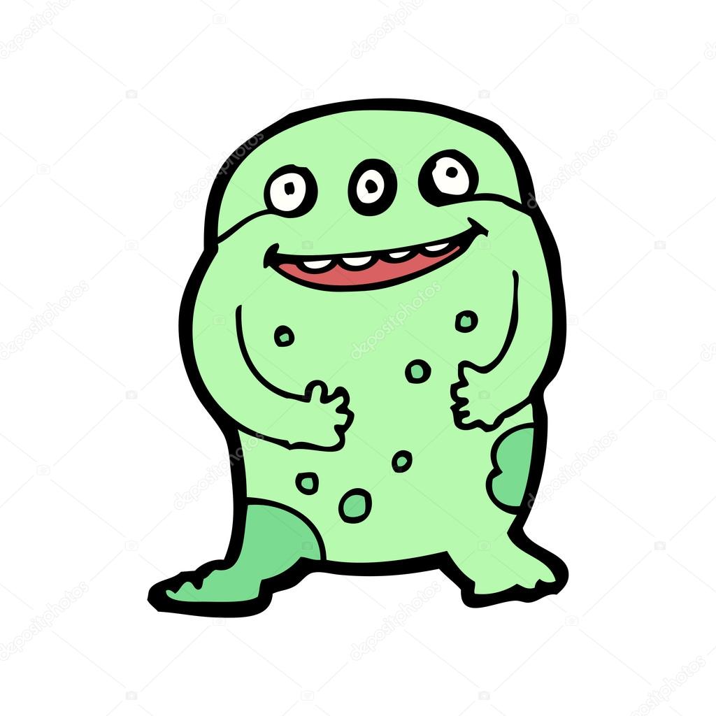 Alien creature cartoon Stock Illustration by ©lineartestpilot #14913597