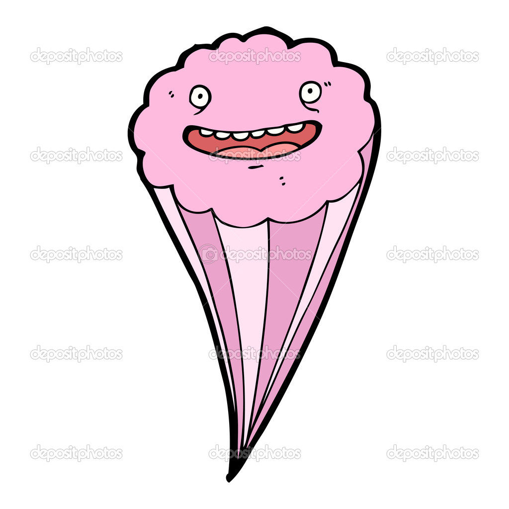 Scared retro cloud cartoon Stock Illustration by ©lineartestpilot #14913701