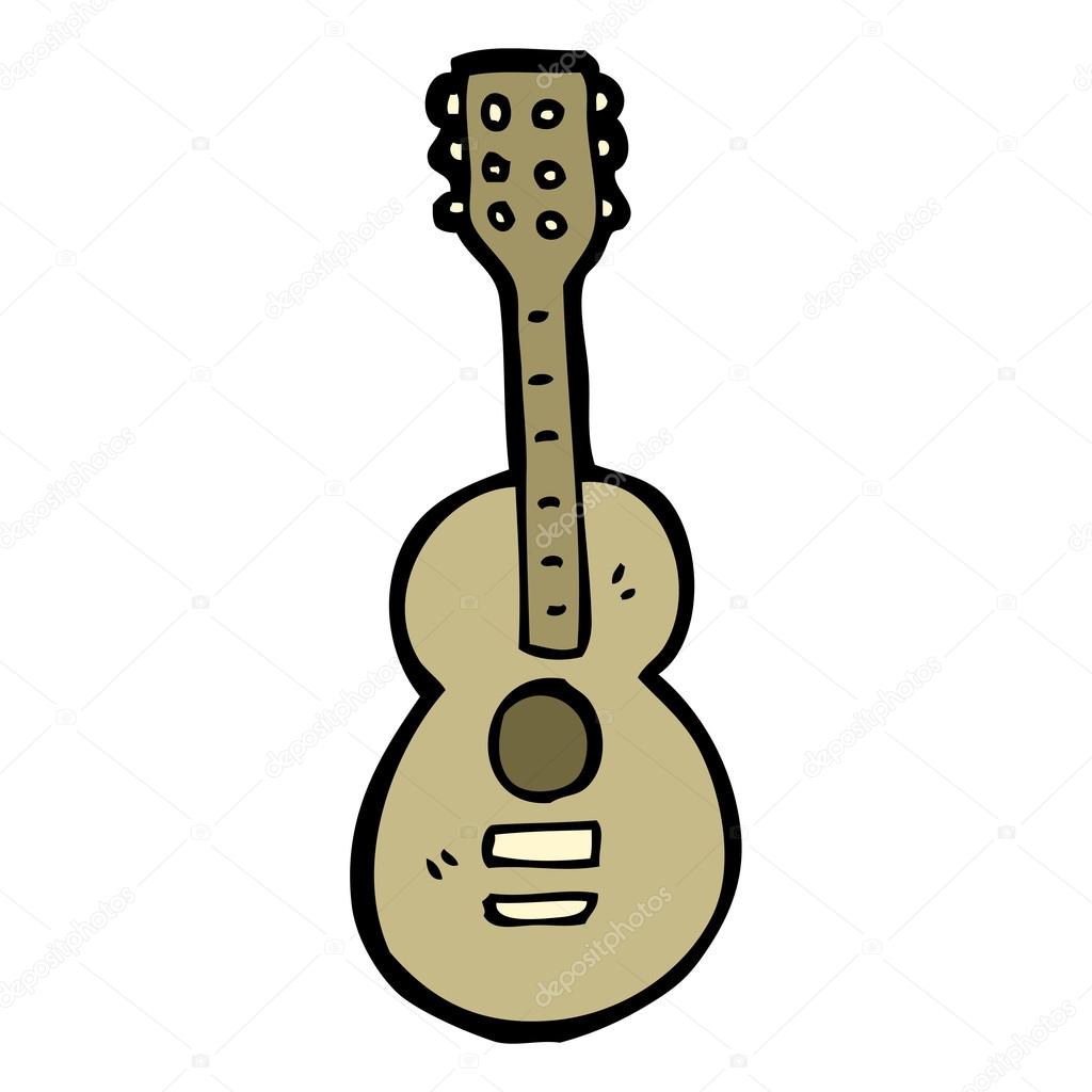 Guitar cartoon Stock Vector Image by ©lineartestpilot #14913757