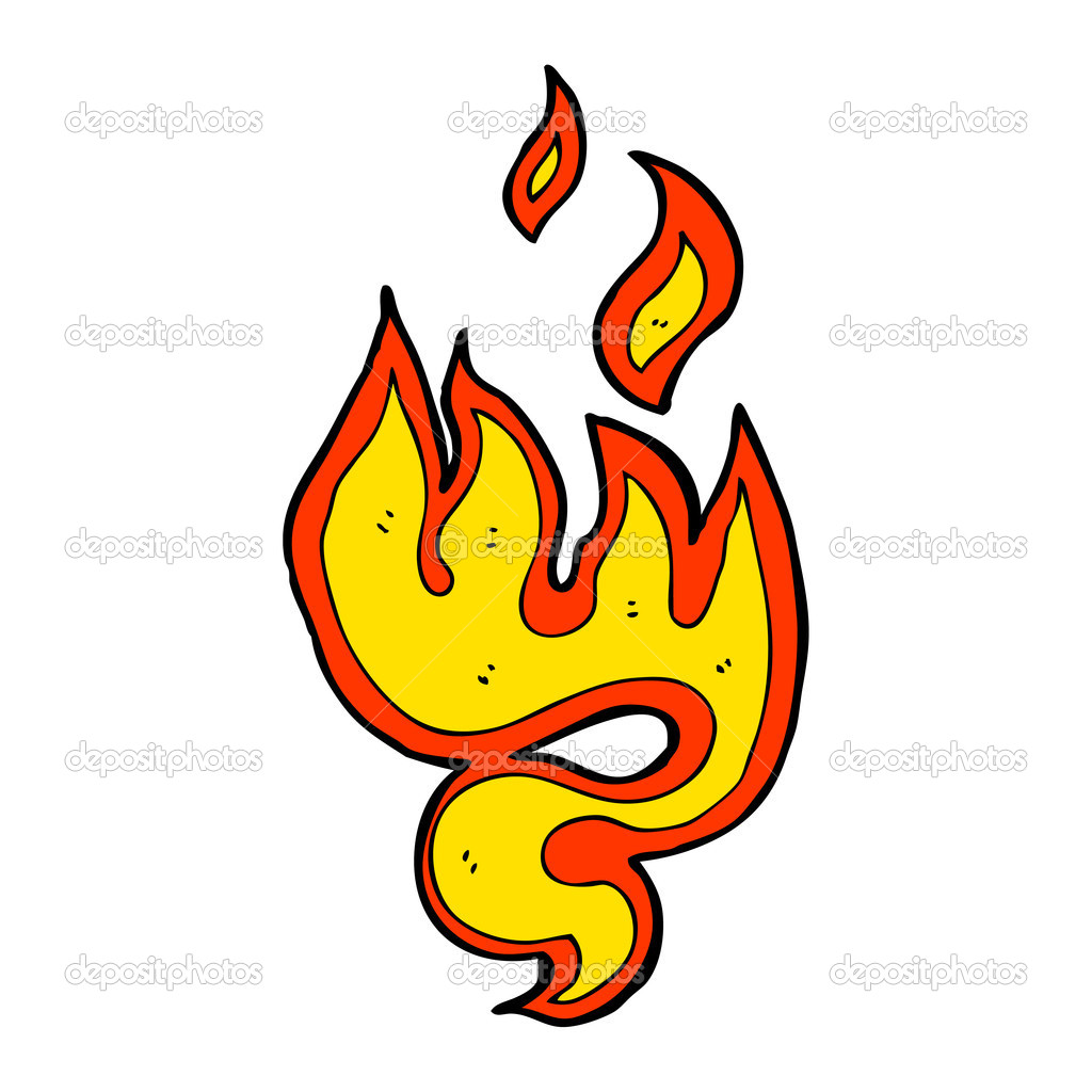 Flame cartoon Stock Vector by ©lineartestpilot 14913777
