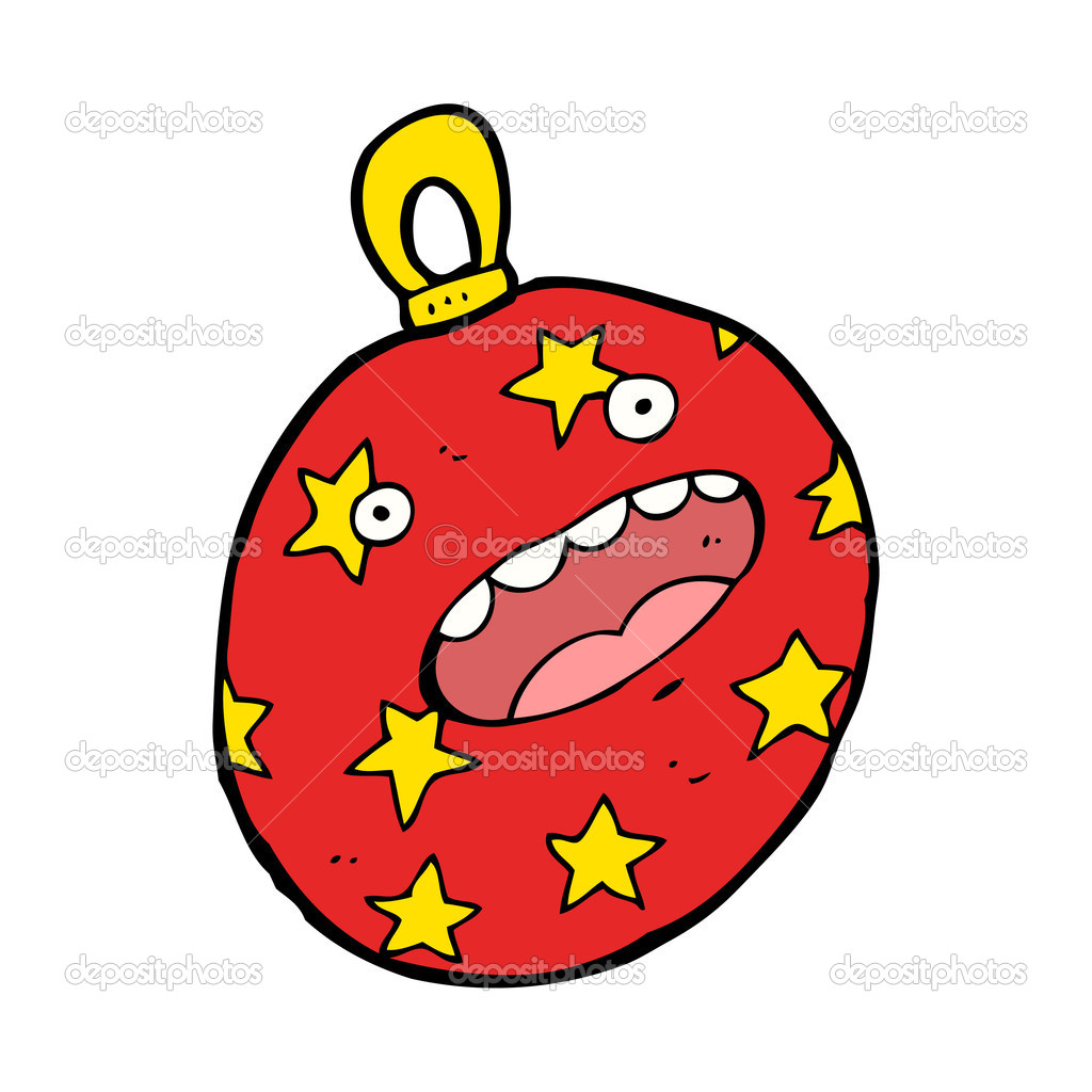 Xmas bauble cartoon Stock Illustration by ©lineartestpilot #14918791