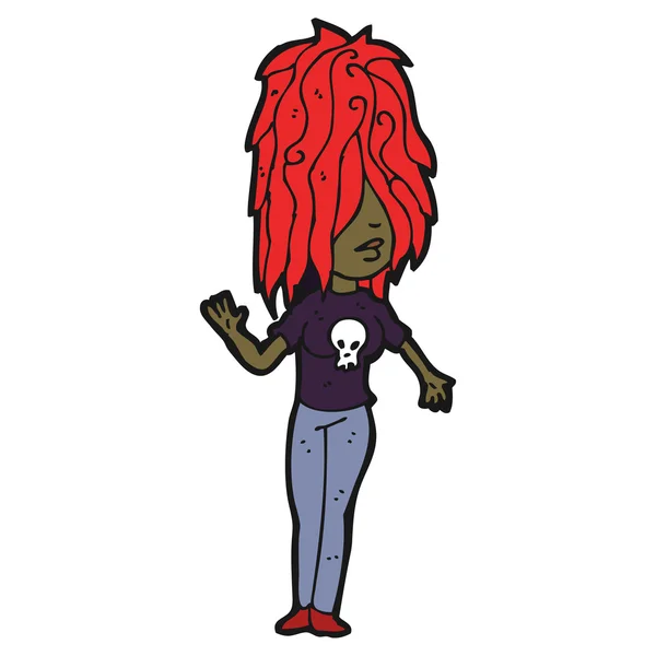 Cartoon rock chick Stock Vector Image by ©lineartestpilot #13569117