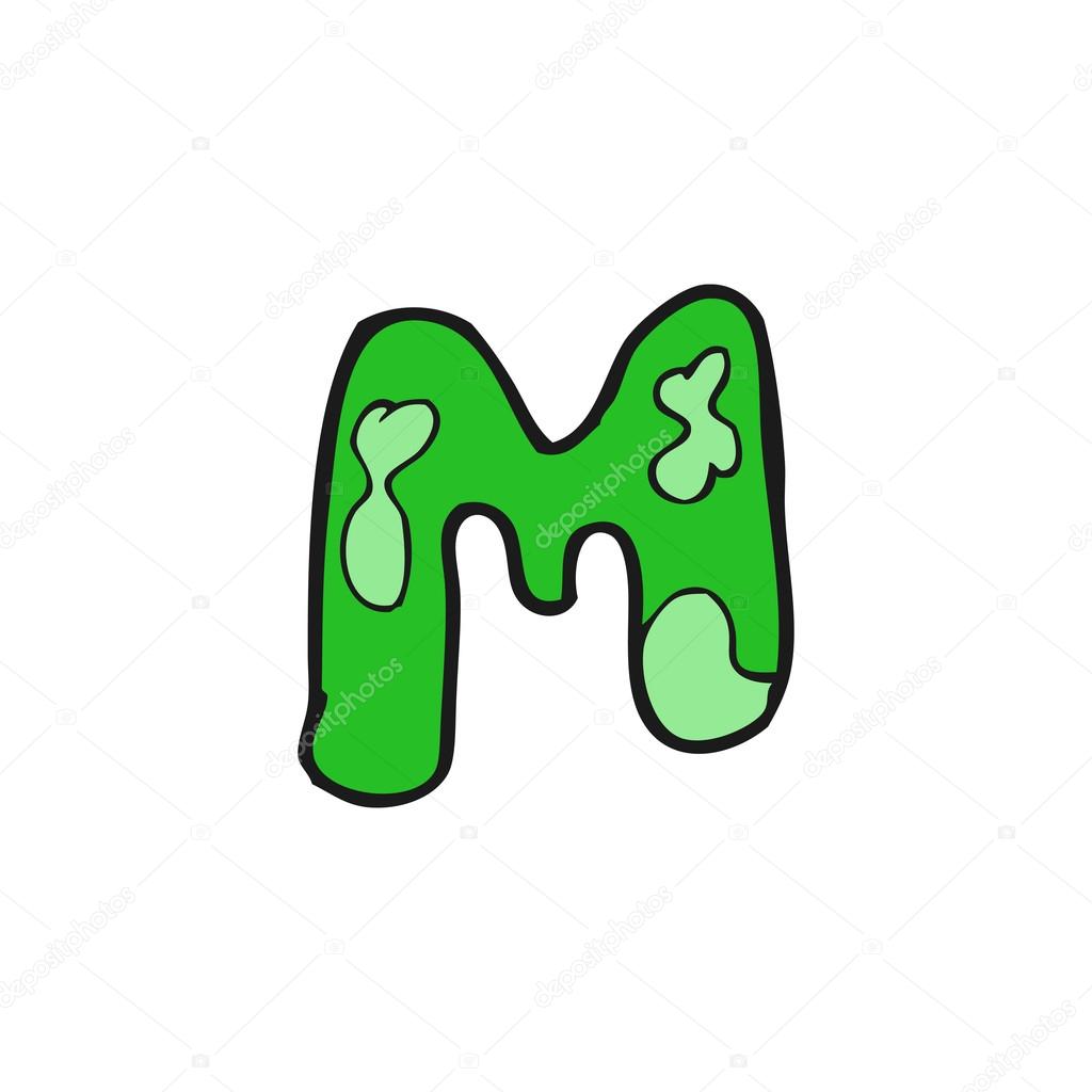Cartoon letter m Stock Vector by ©lineartestpilot 14922677