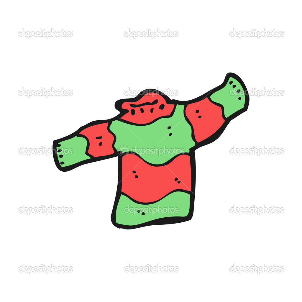 Wooly jumper cartoon — Stock Vector © lineartestpilot #14923187