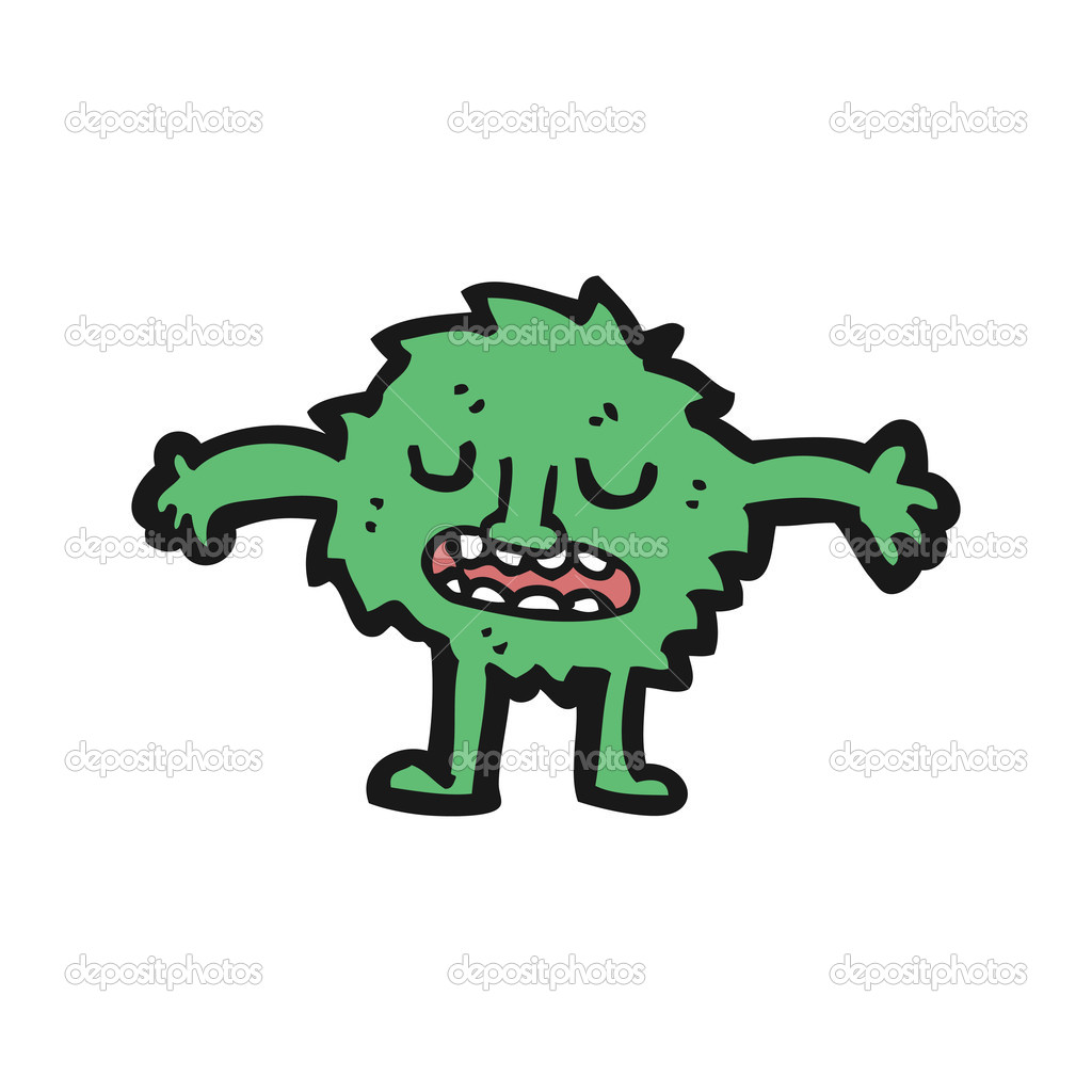 Furry creature cartoon Stock Vector Image by ©lineartestpilot #14926263