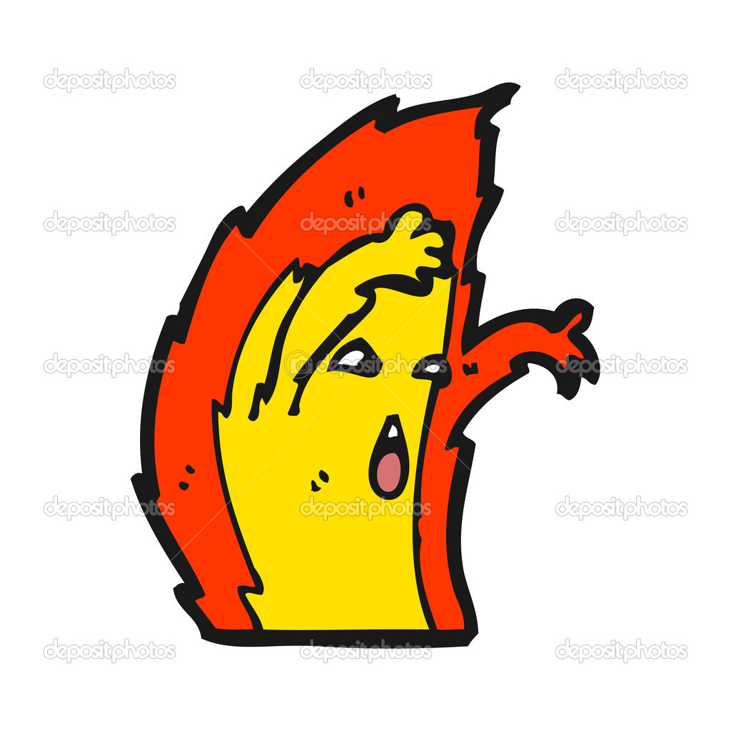 Flame cartoon Stock Vector by ©lineartestpilot 14927193