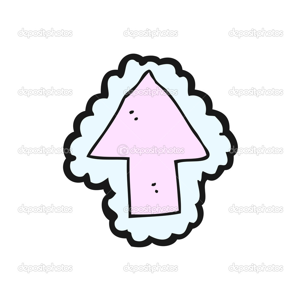 Pretty arrow cartoon — Stock Vector © lineartestpilot #14927355