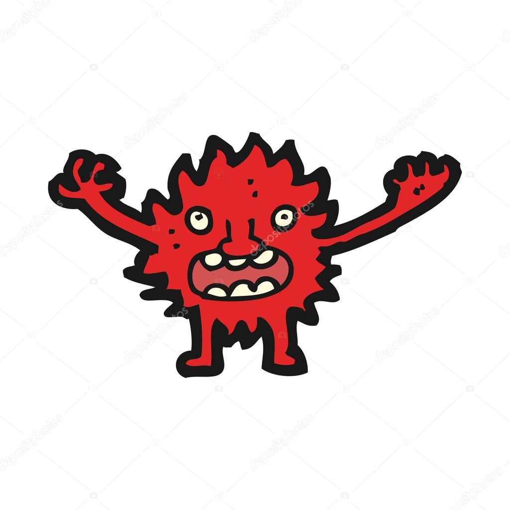 Imp cartoon character Stock Illustration by ©lineartestpilot #14929141