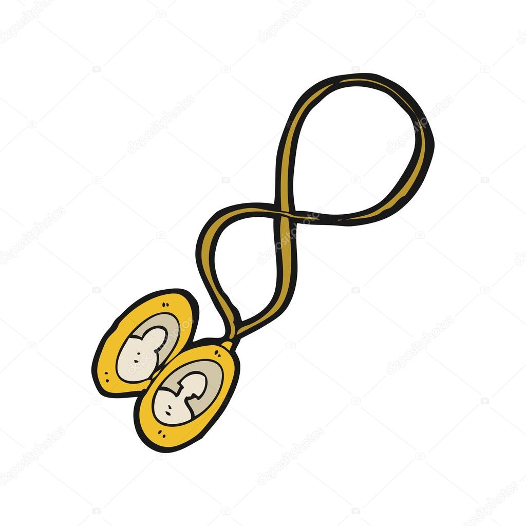 Locket cartoon — Stock Vector © lineartestpilot #14929967