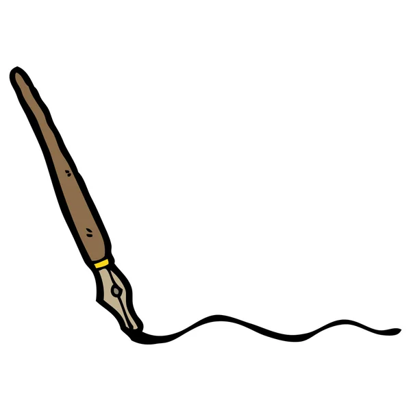 Cartoon ink pen in pink color — Stock Vector © Chuhail #9007977