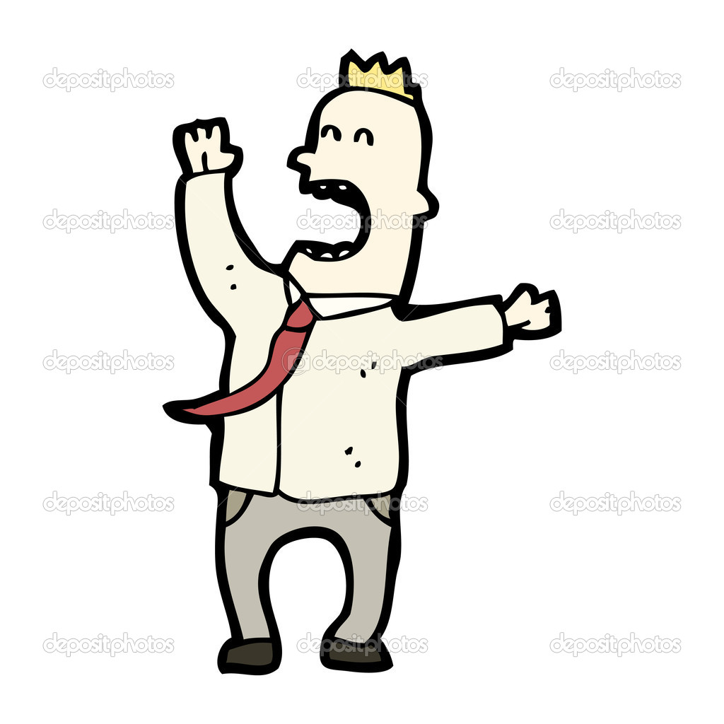 Cartoon screaming man Stock Vector Image by ©lineartestpilot #16287207