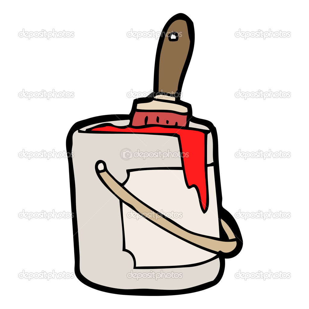 Paint tin cartoon | Paint tin cartoon — Stock Vector © lineartestpilot ...