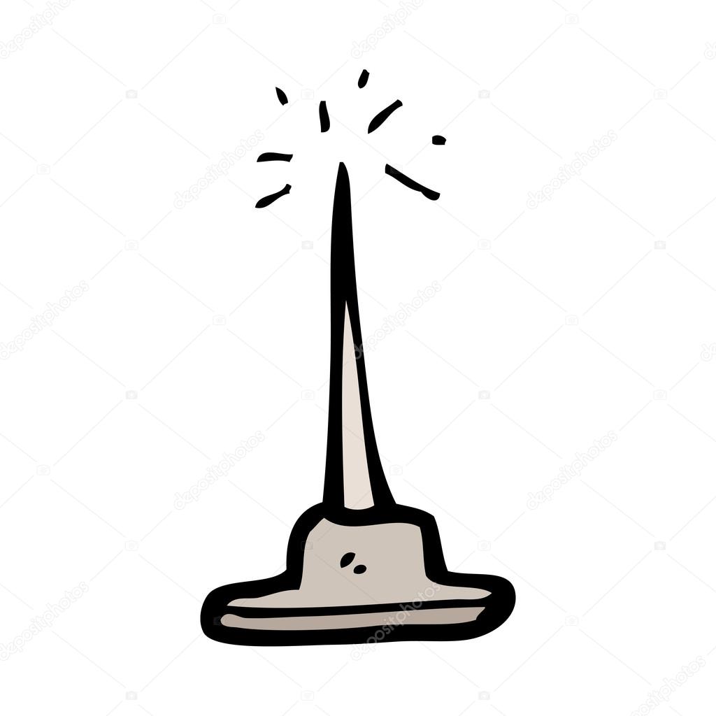 Desenhos animados Sharp tack Vetor de stock de ©lineartestpilot 16290141