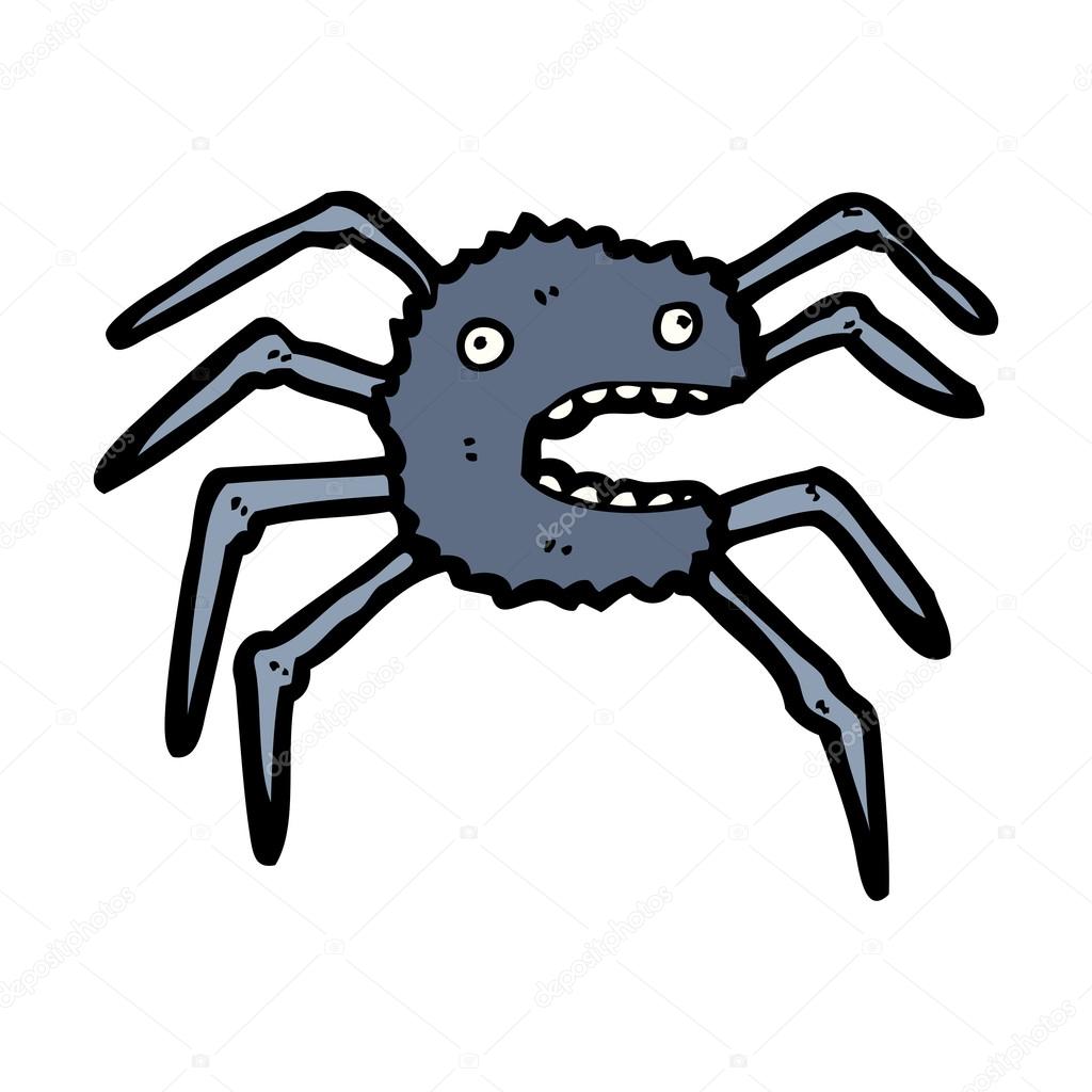 Scary Spider Cartoon