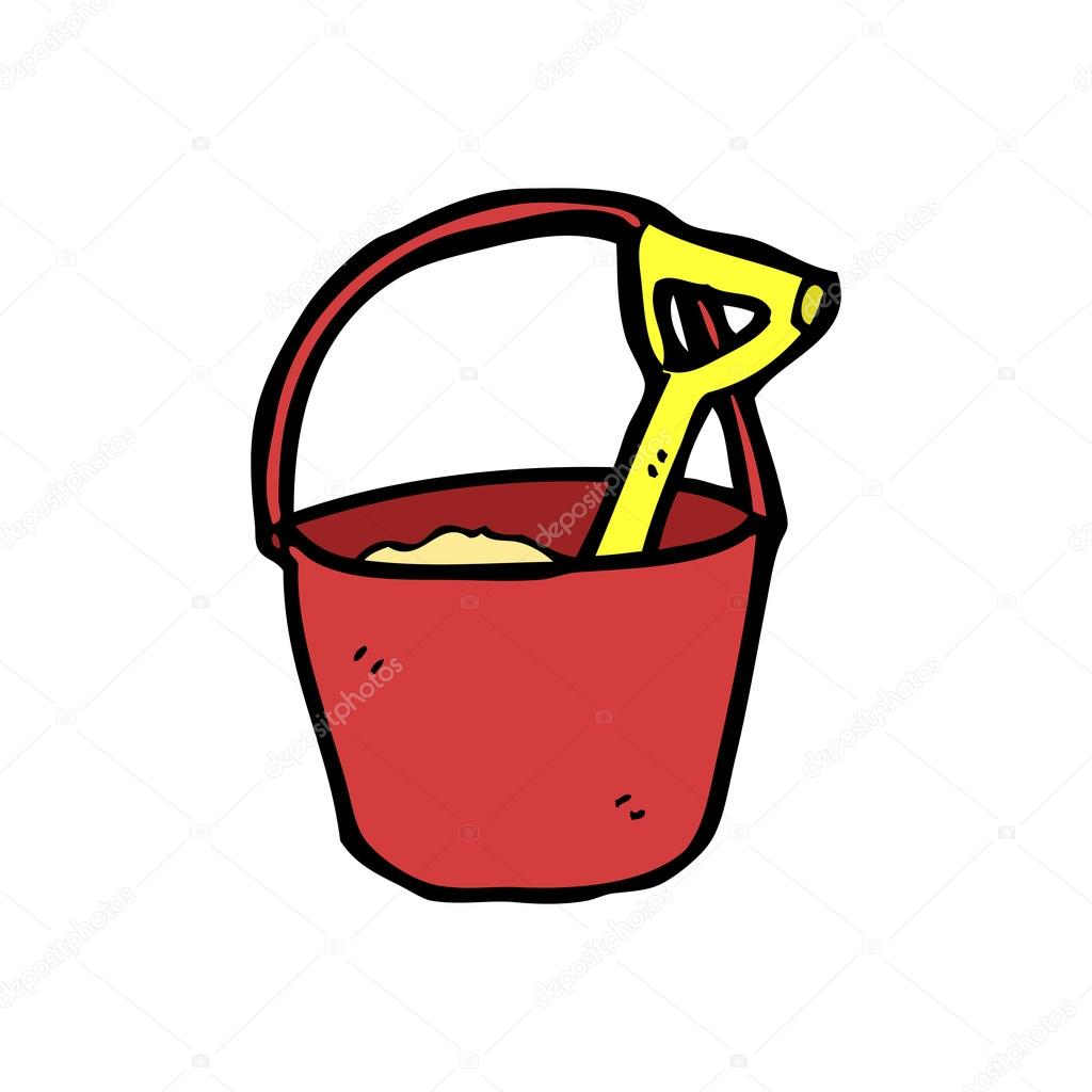 Bucket and spade cartoon Stock Vector Image by ©lineartestpilot #16293029