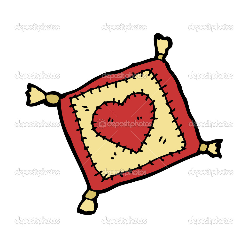 Cojín cosido de dibujos animados Vector de stock por ©lineartestpilot ...