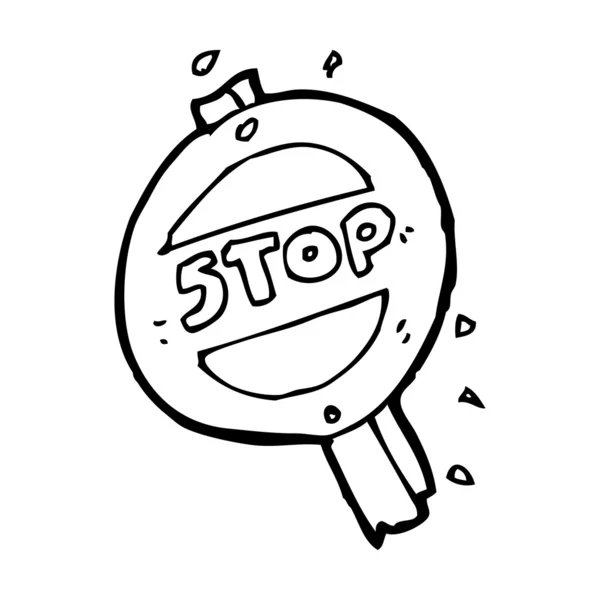 Cartoon stop sign Stock Vector Image by ©lineartestpilot #21539197